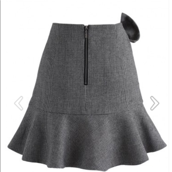 Chicwish | Skirts | Frill Hem Skirt | Poshmark
